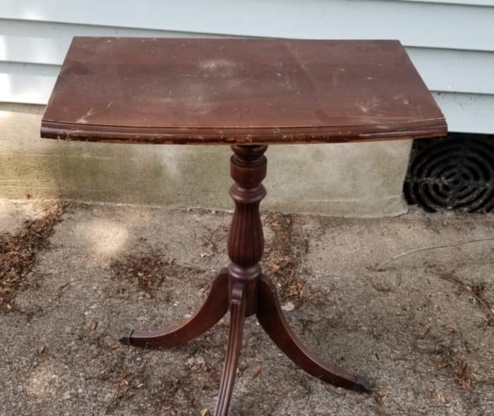 Small Claw Foot Table - My Repurposed Life®