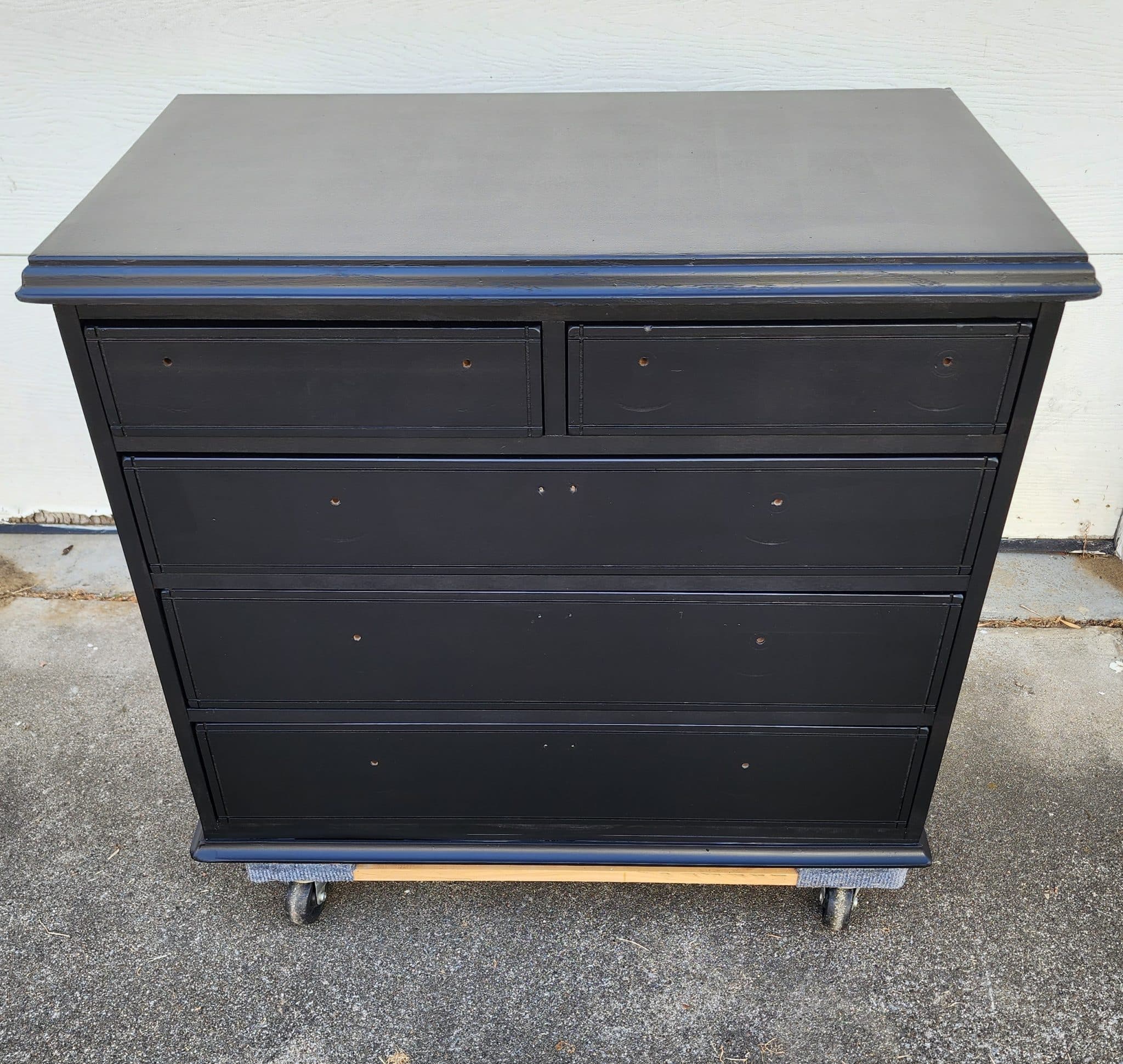 Furniture Transfer Updates Ugly Nightstand - My Repurposed Life®
