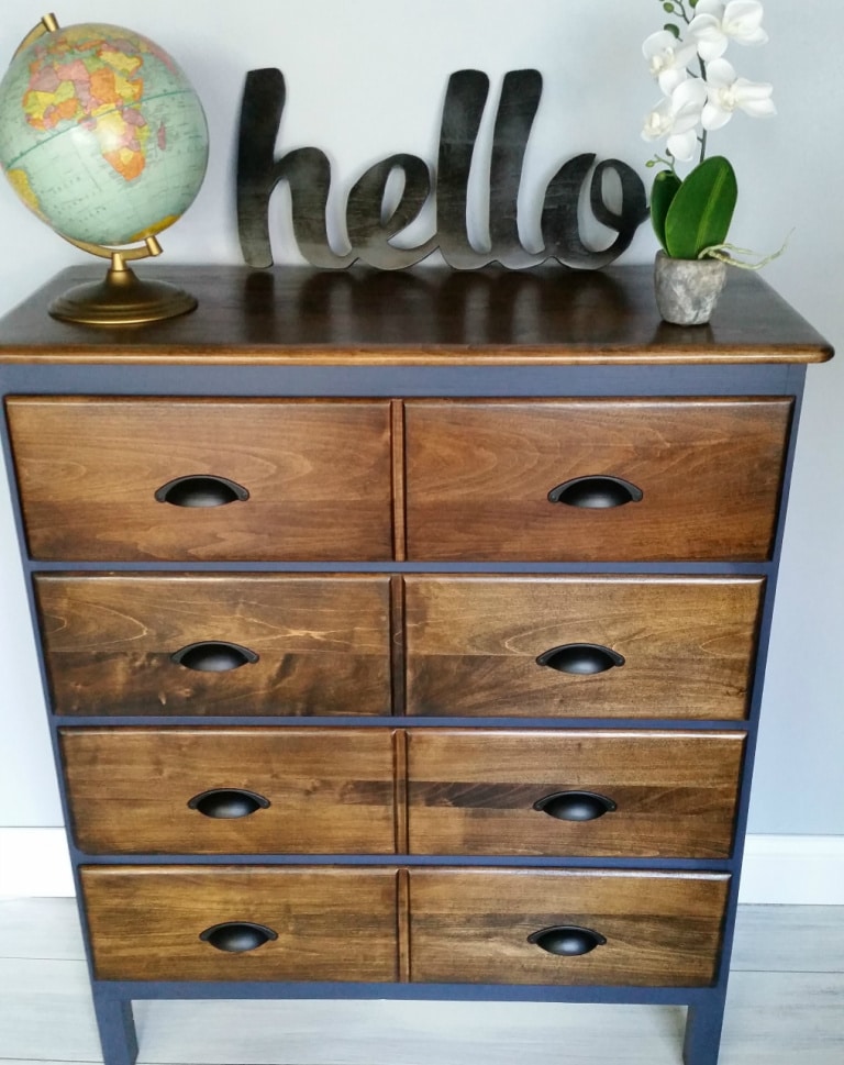 Navy Blue Furniture Projects - My Repurposed Life®