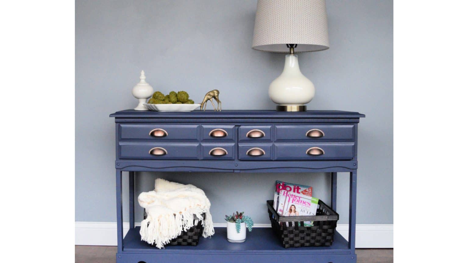 Navy Blue Furniture Projects - My Repurposed Life®