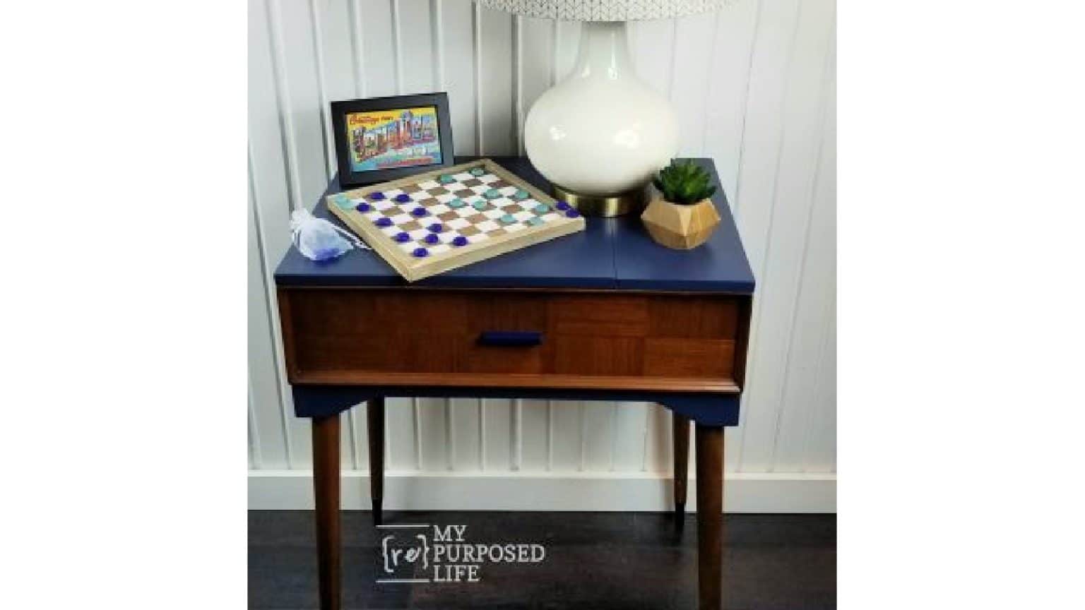 Navy Blue Furniture Projects - My Repurposed Life®