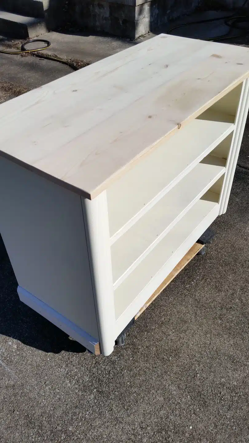 Repurposed Dresser tv stand - My Repurposed Life®