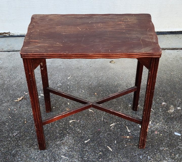 Simple Small Table Makeover - My Repurposed Life®