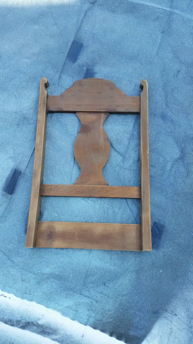 Repurposed Chair Back Coat Rack - My Repurposed Life®