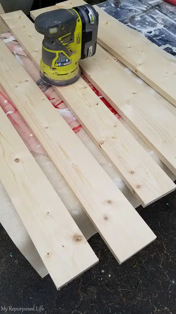 Repurposed Garden Bench made from Chairs - My Repurposed Life®