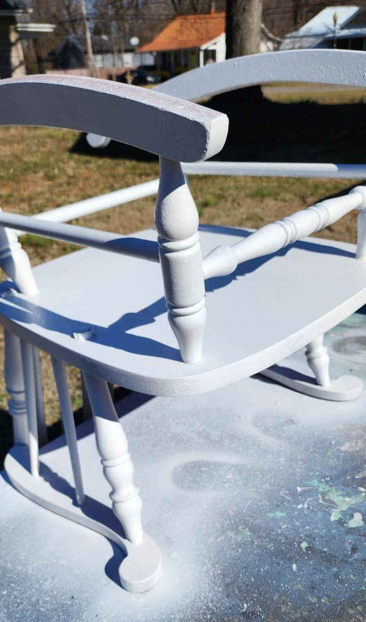 Wooden Rocking Chair Makeover - My Repurposed Life®