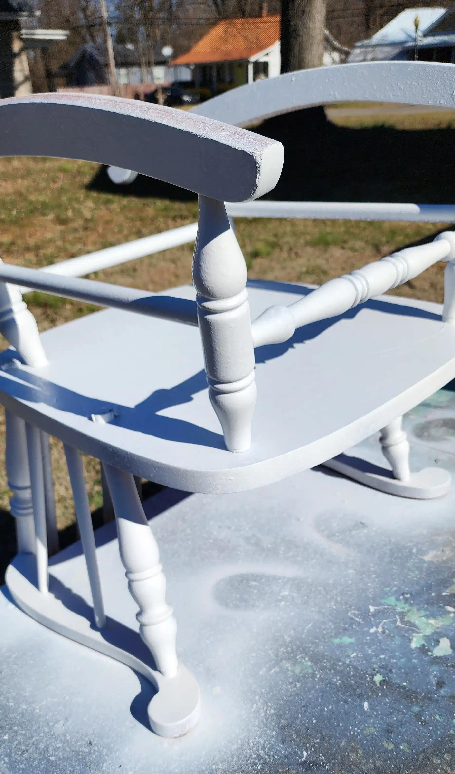 Wooden Rocking Chair Makeover - My Repurposed Life®