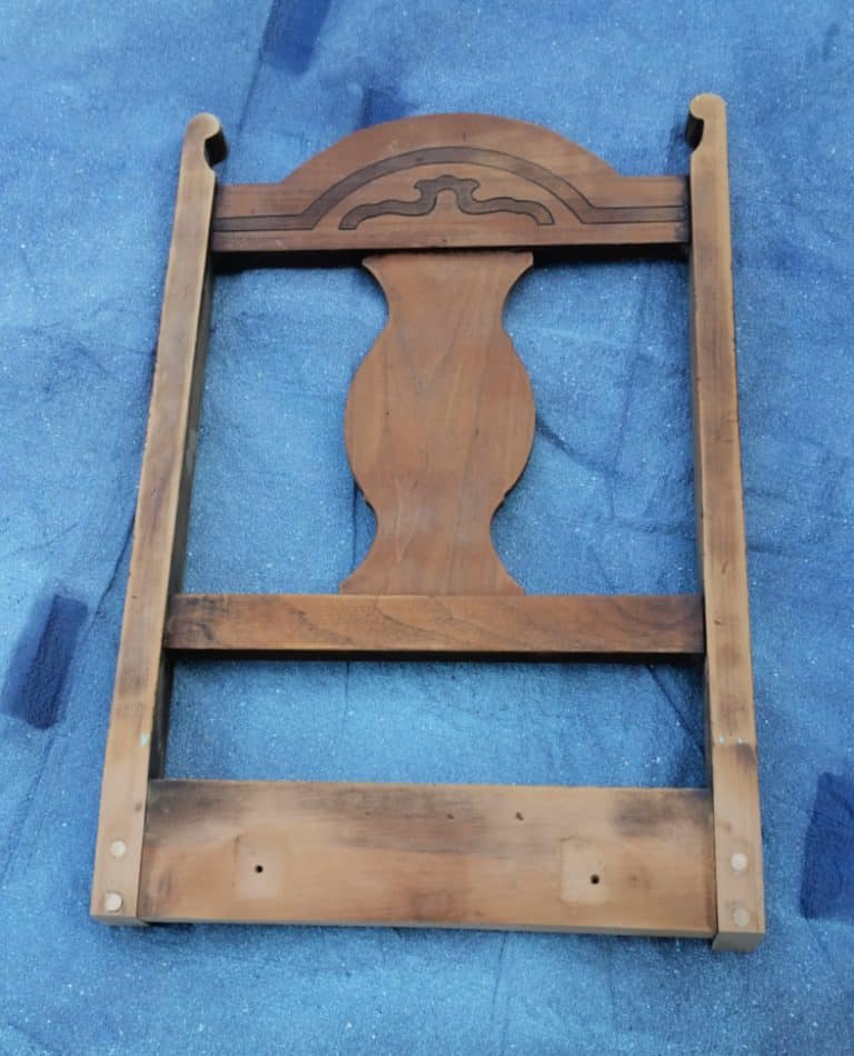 Repurposed Chair Back Coat Rack - My Repurposed Life®