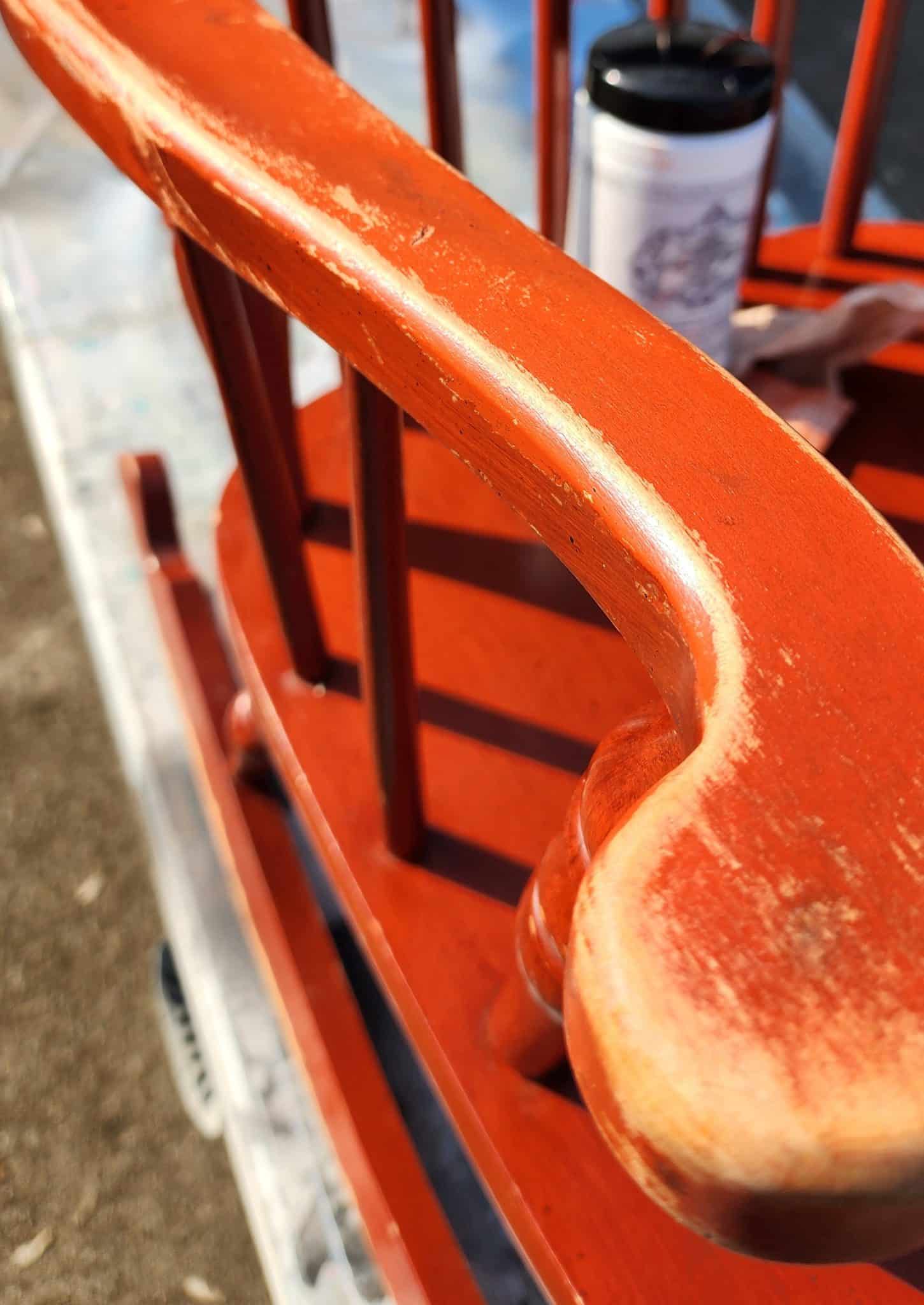Wooden Rocking Chair Makeover - My Repurposed Life®
