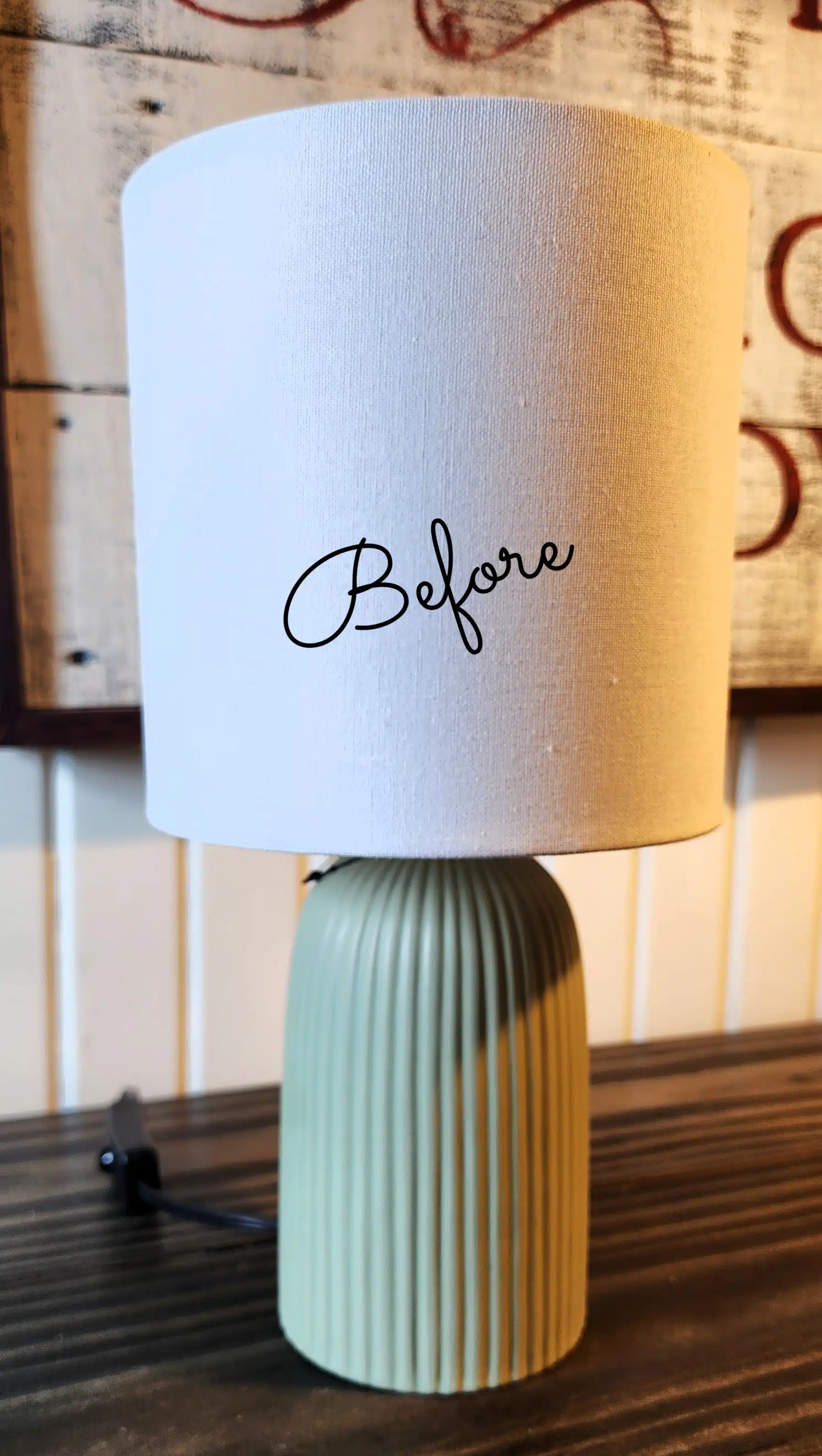 Thrift Store Lamp Refresh - My Repurposed Life®