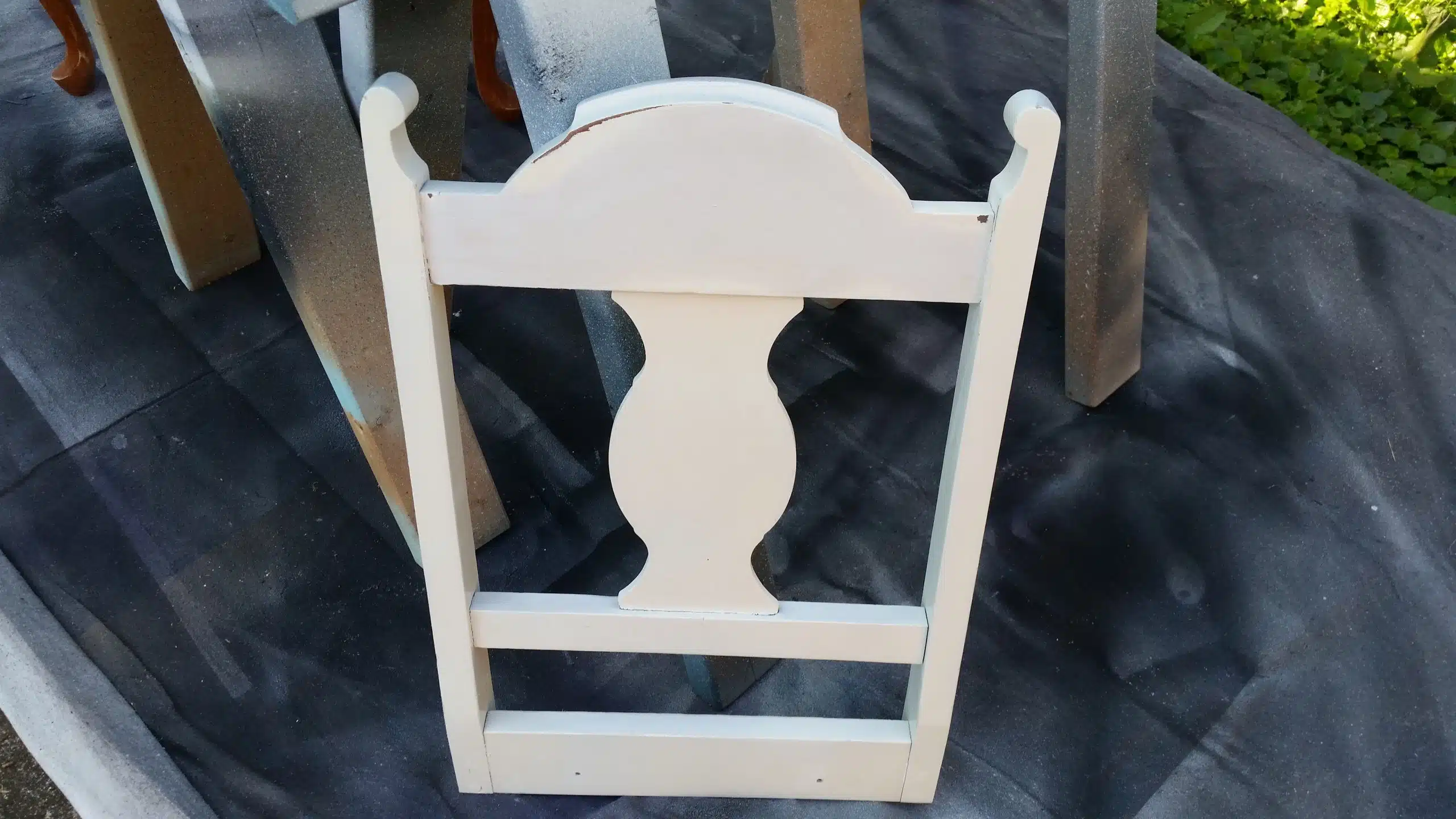 Repurposed Chair Back Coat Rack - My Repurposed Life®