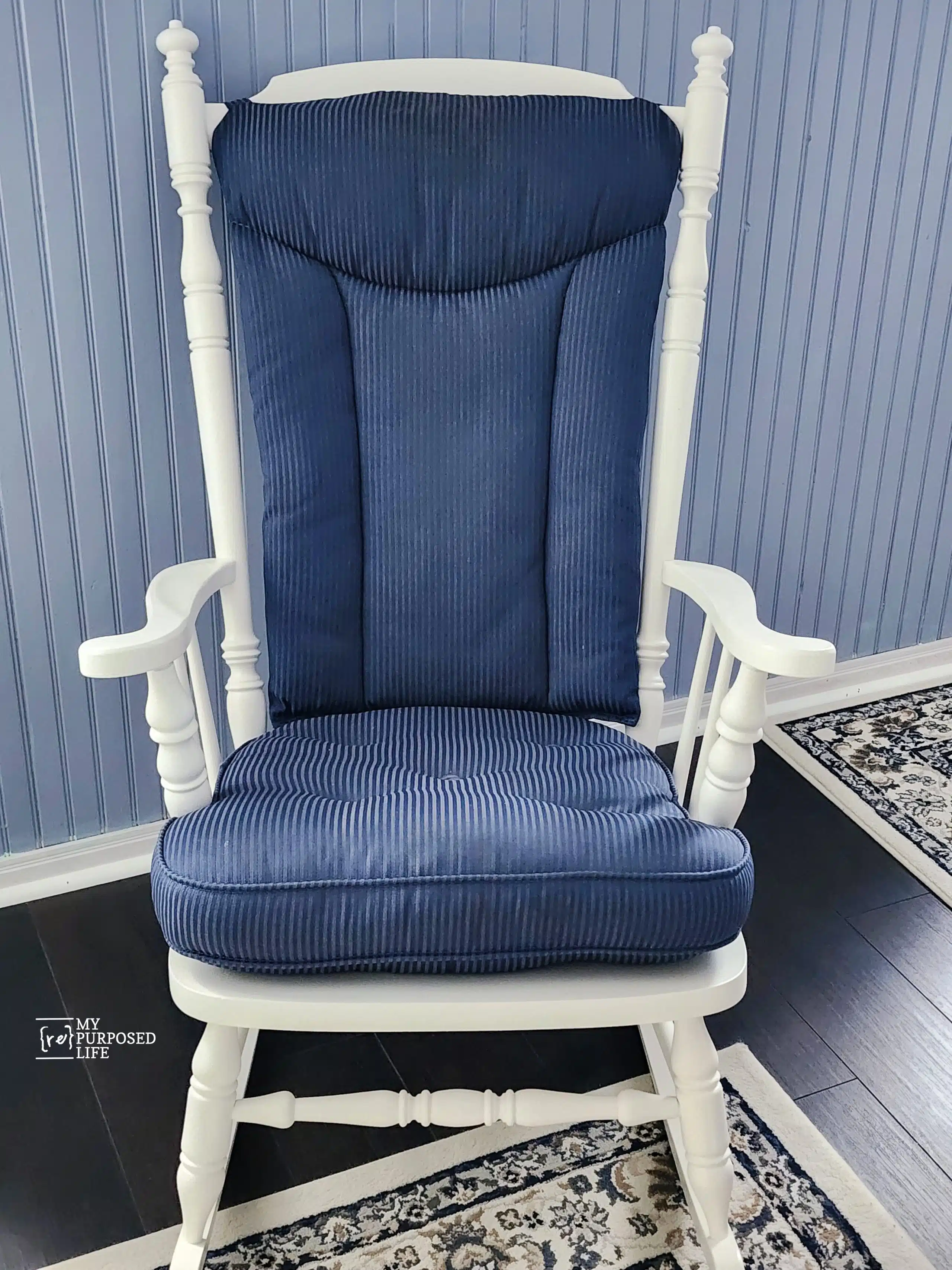 Wooden Rocking Chair Makeover - My Repurposed Life®