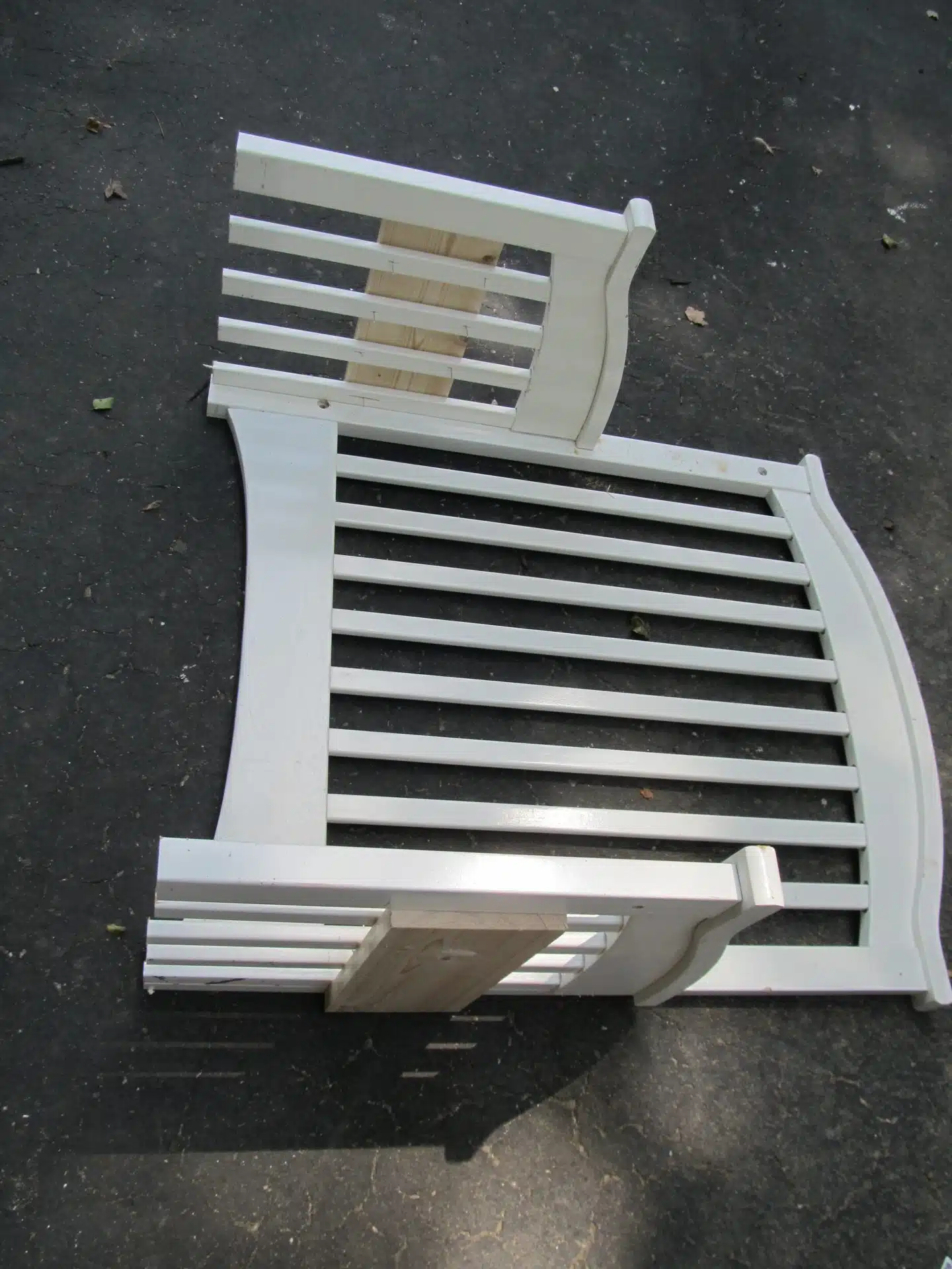 Upcycled Crib into Toy Box Bench - My Repurposed Life®