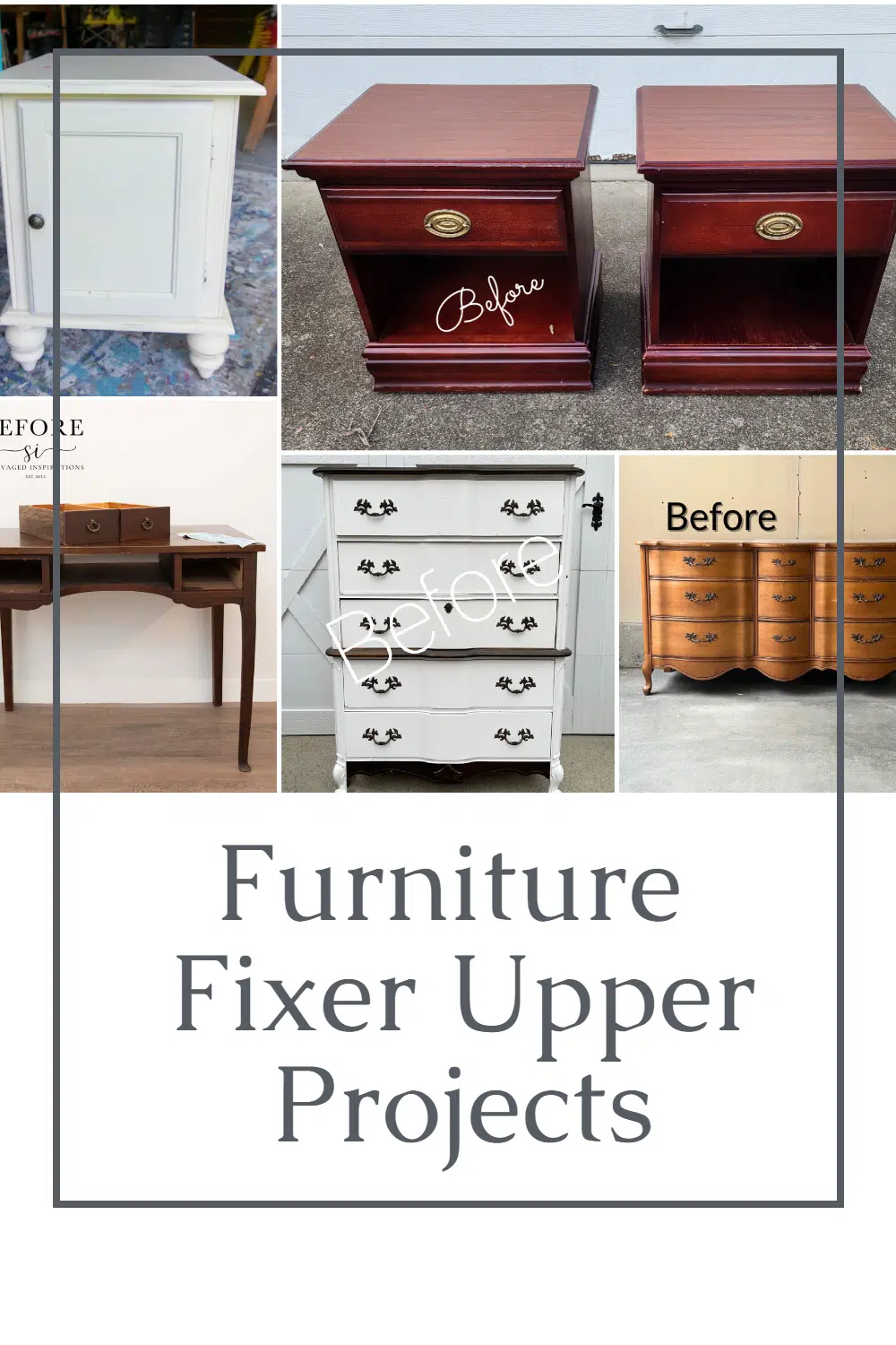 Furniture Makeover: Free Nightstands - My Repurposed Life®