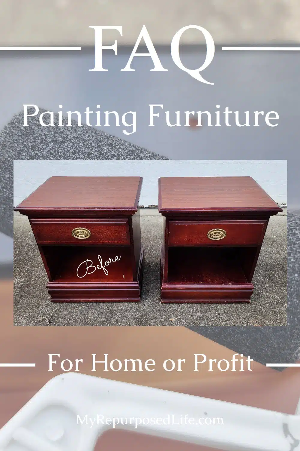 Furniture Makeover: Free Nightstands - My Repurposed Life®