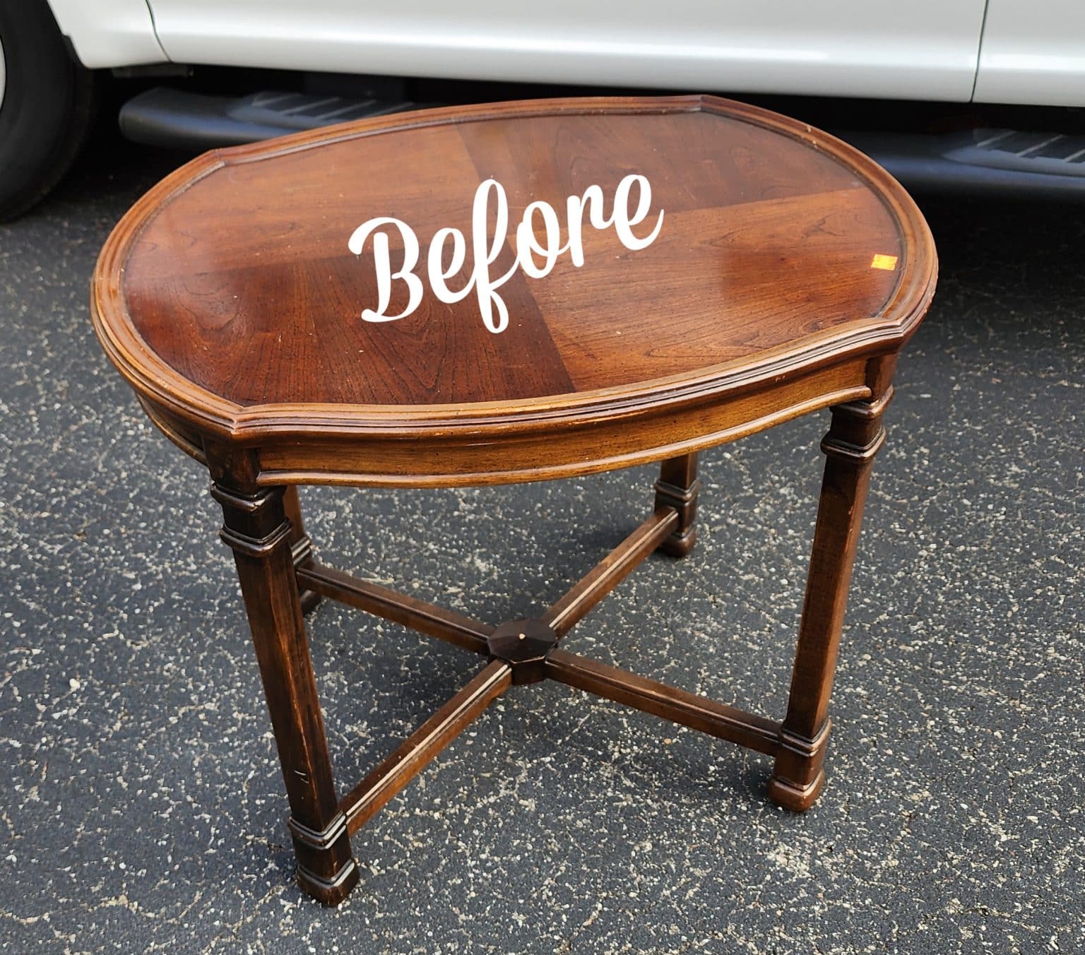 Two Toned Side Table - My Repurposed Life®