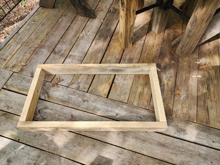 Scrap Wood 2x4 Outdoor Sofa - My Repurposed Life®