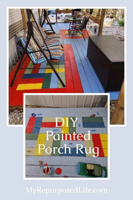 DIY Painted Porch Rug: Adding a Pop of Color to My Outdoor Space - My ...