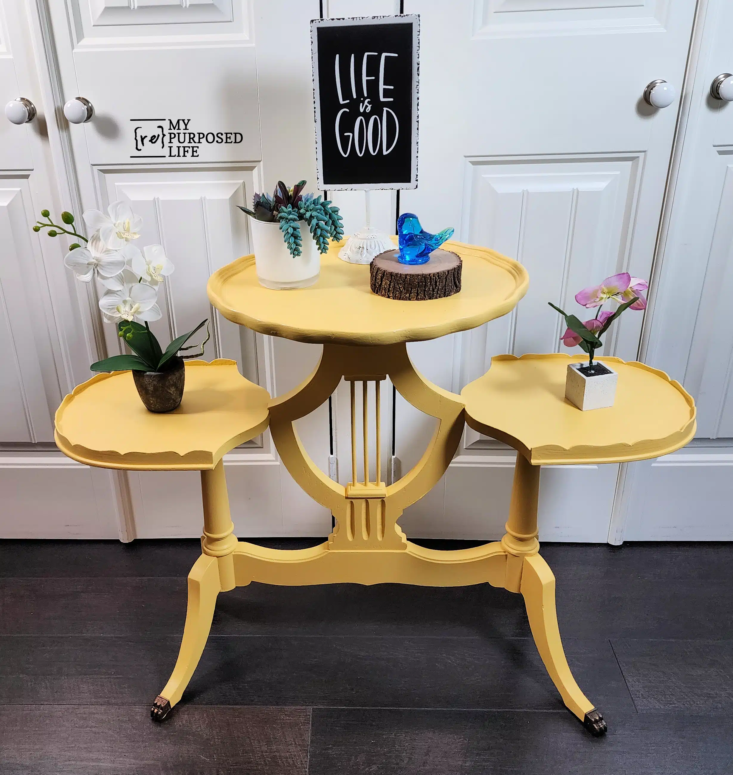 Three-Tiered Table | Plant Stand - My Repurposed Life®