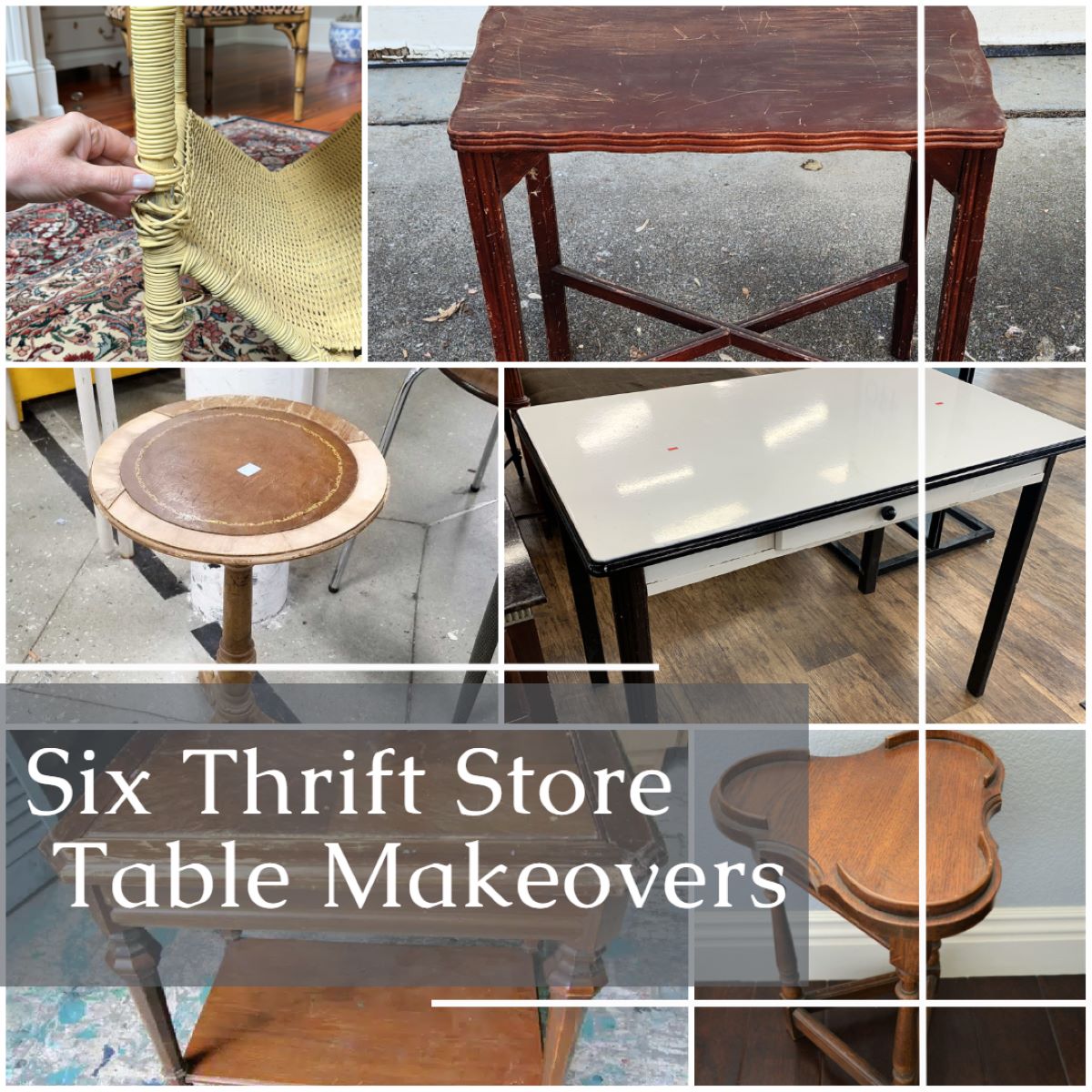 Thrift Store Table Ideas - My Repurposed Life®