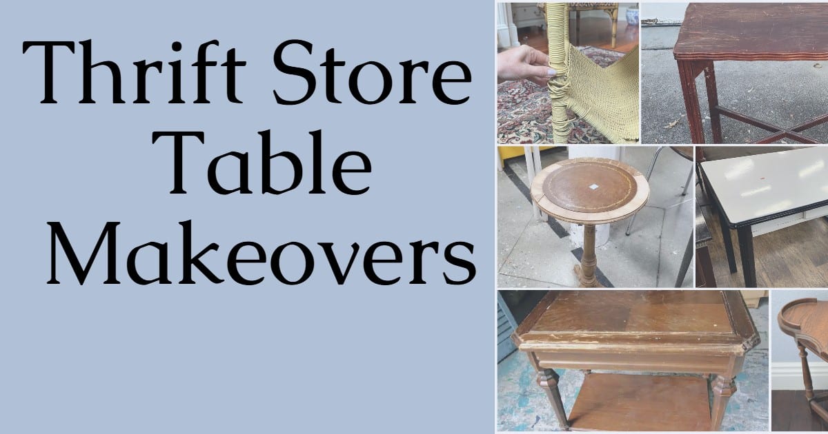 Thrift Store Table Ideas - My Repurposed Life®
