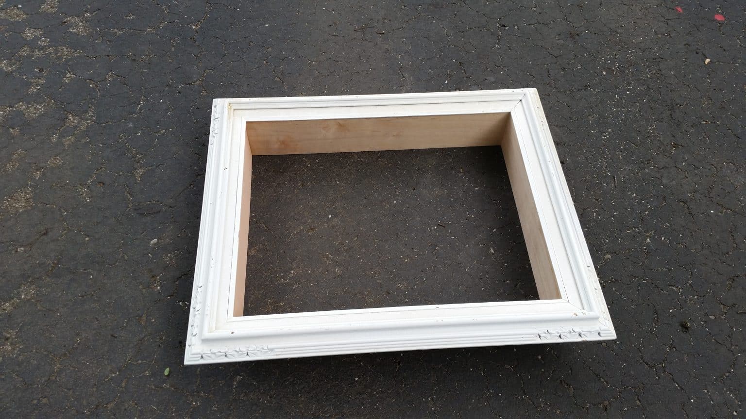 How to make an easy shadow box out of a picture frame. Newbie project.
