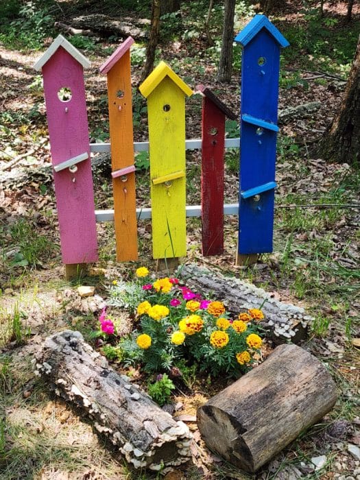 Faux Birdhouse Garden Decor - My Repurposed Life®