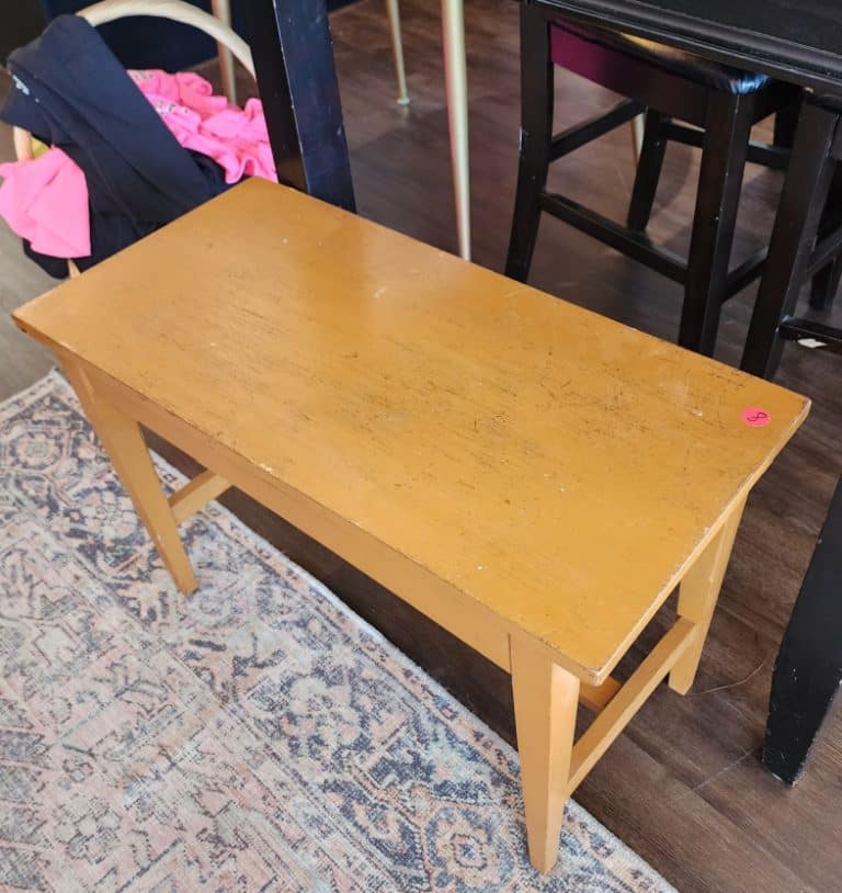 DIY Piano Bench Makeover: How to Add a Shelf and Fresh Paint - My ...