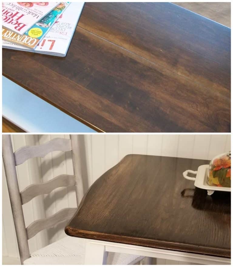 Oak Kitchen Table Makeover: Reviving Vintage Beauty - My Repurposed Life®