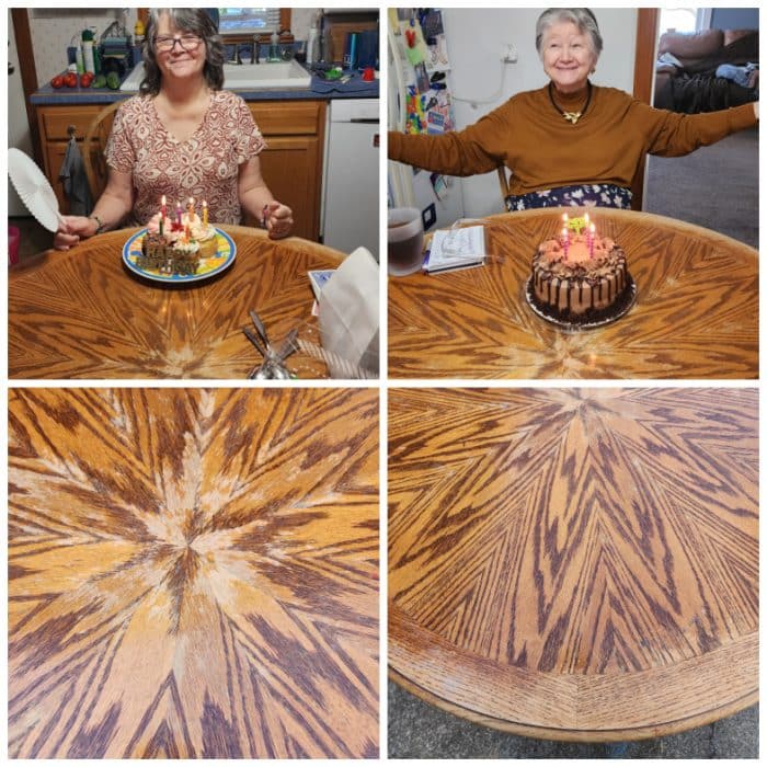 Oak Kitchen Table Makeover: Reviving Vintage Beauty - My Repurposed Life®