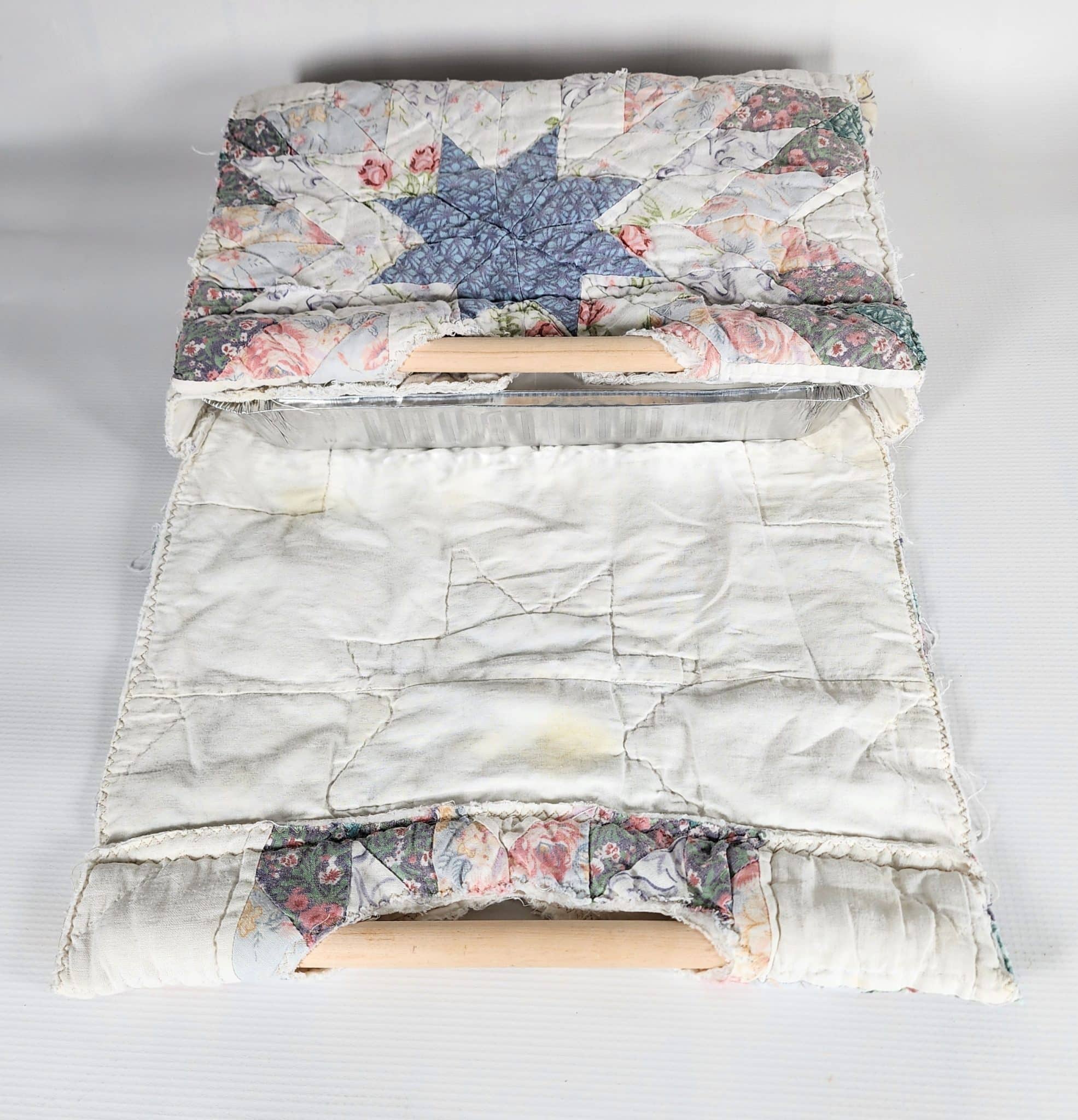 Quilted Casserole Carrier Ideas Using Salvaged Fabrics - My Repurposed ...