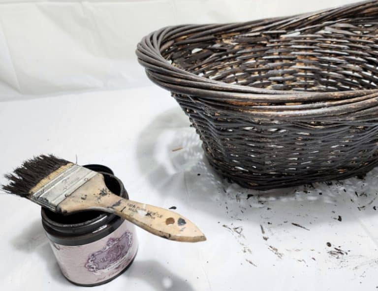 Paint a Wicker Basket: From Basic to Beautiful - My Repurposed Life®